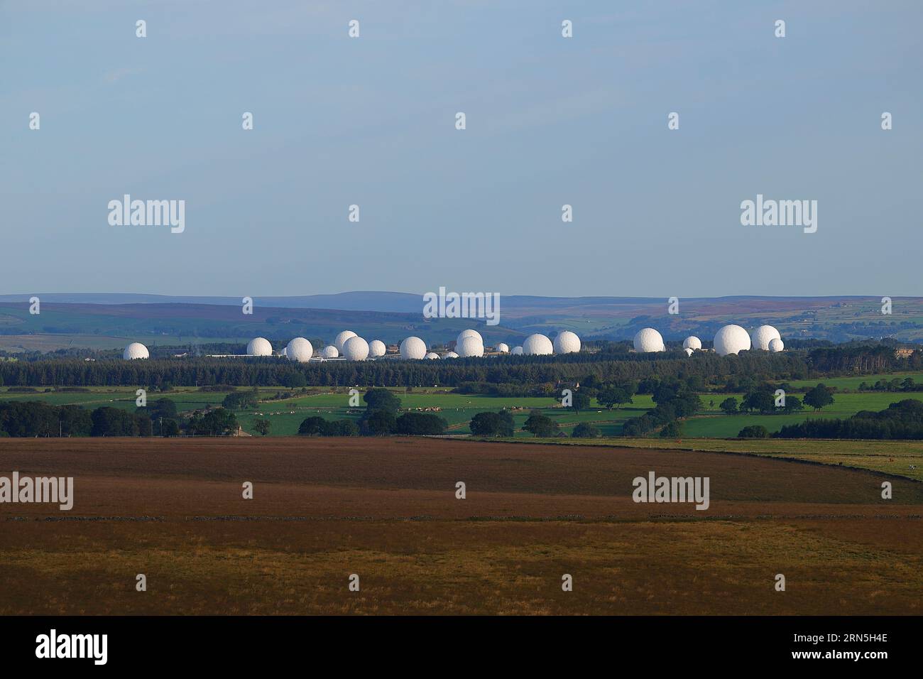 RAF Menwith Hill Listening Station near Harrogate, North Yorkshire ...