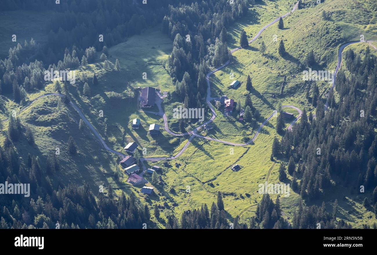 Alpine pastures in the mountains, Kitzbuehel Alps, Tyrol, Austria Stock ...