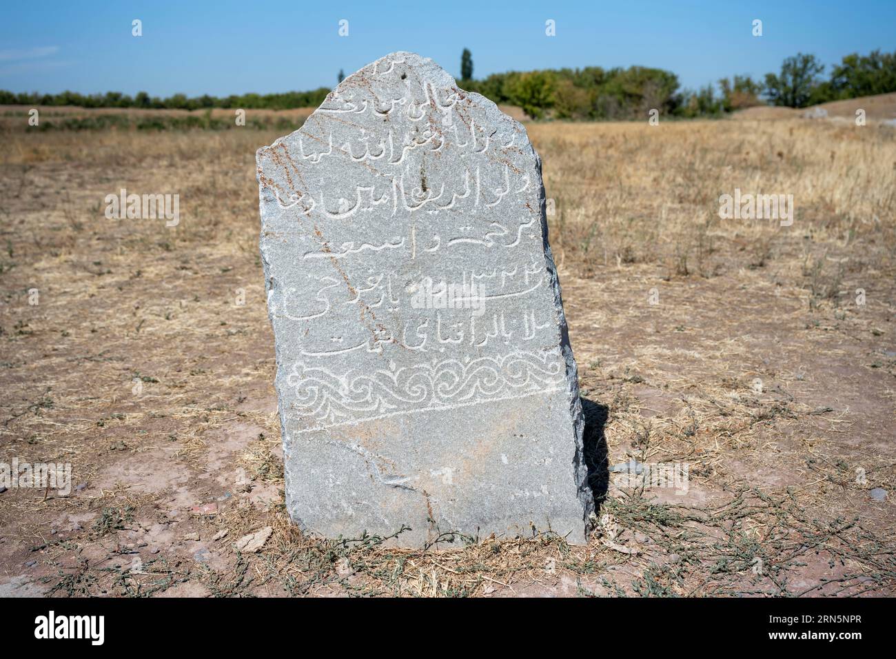 Historical gravestone, near Tokmok, Chuy, Kyrgyzstan Stock Photo - Alamy