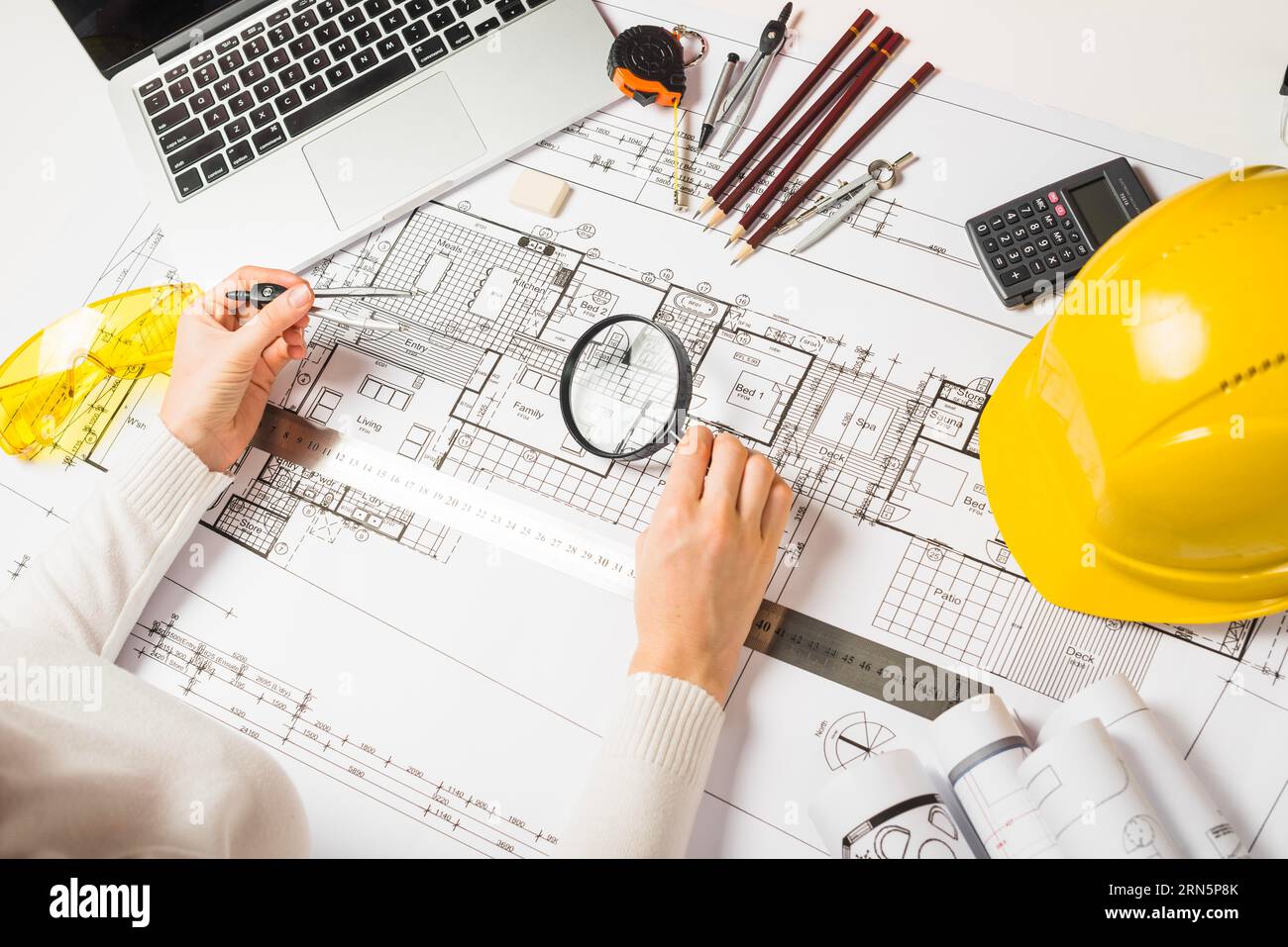 Plan architect hi-res stock photography and images - Alamy