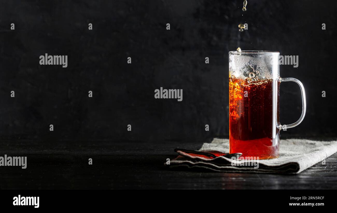 Front view tea concept with copy space Stock Photo - Alamy