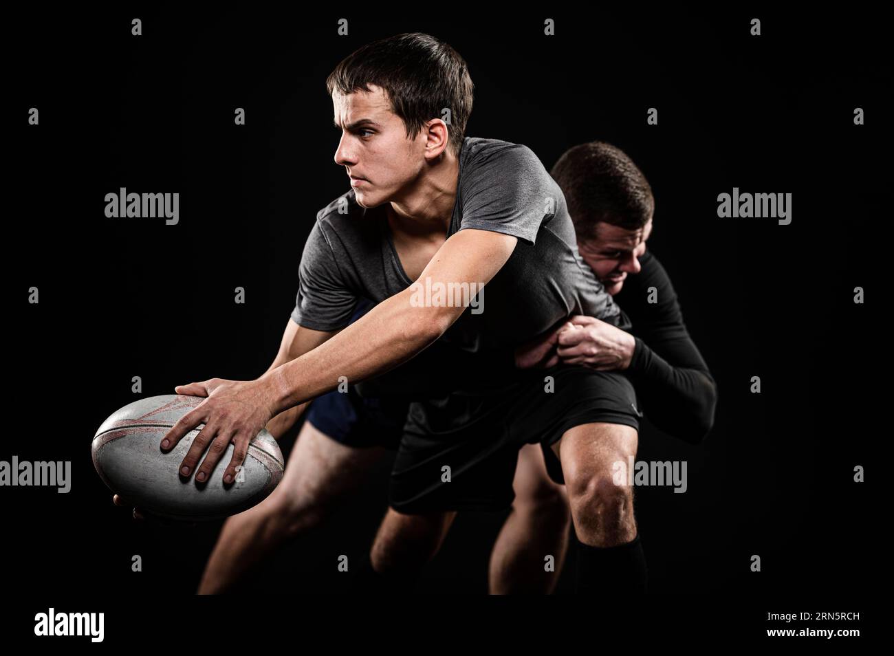 Plain rugby ball hi-res stock photography and images - Alamy