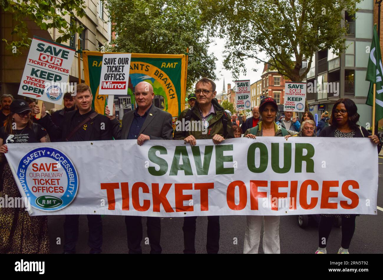 London, England, UK. 31st Aug, 2023. MICK LYNCH, general secretary of ...