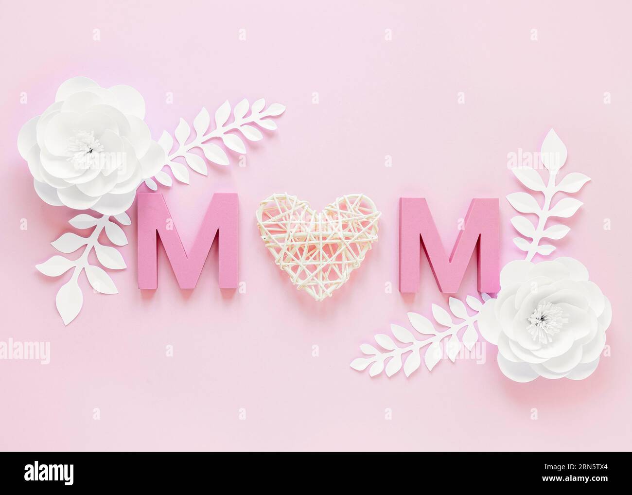 Spring alphabet with flowers letters m hi-res stock photography and ...