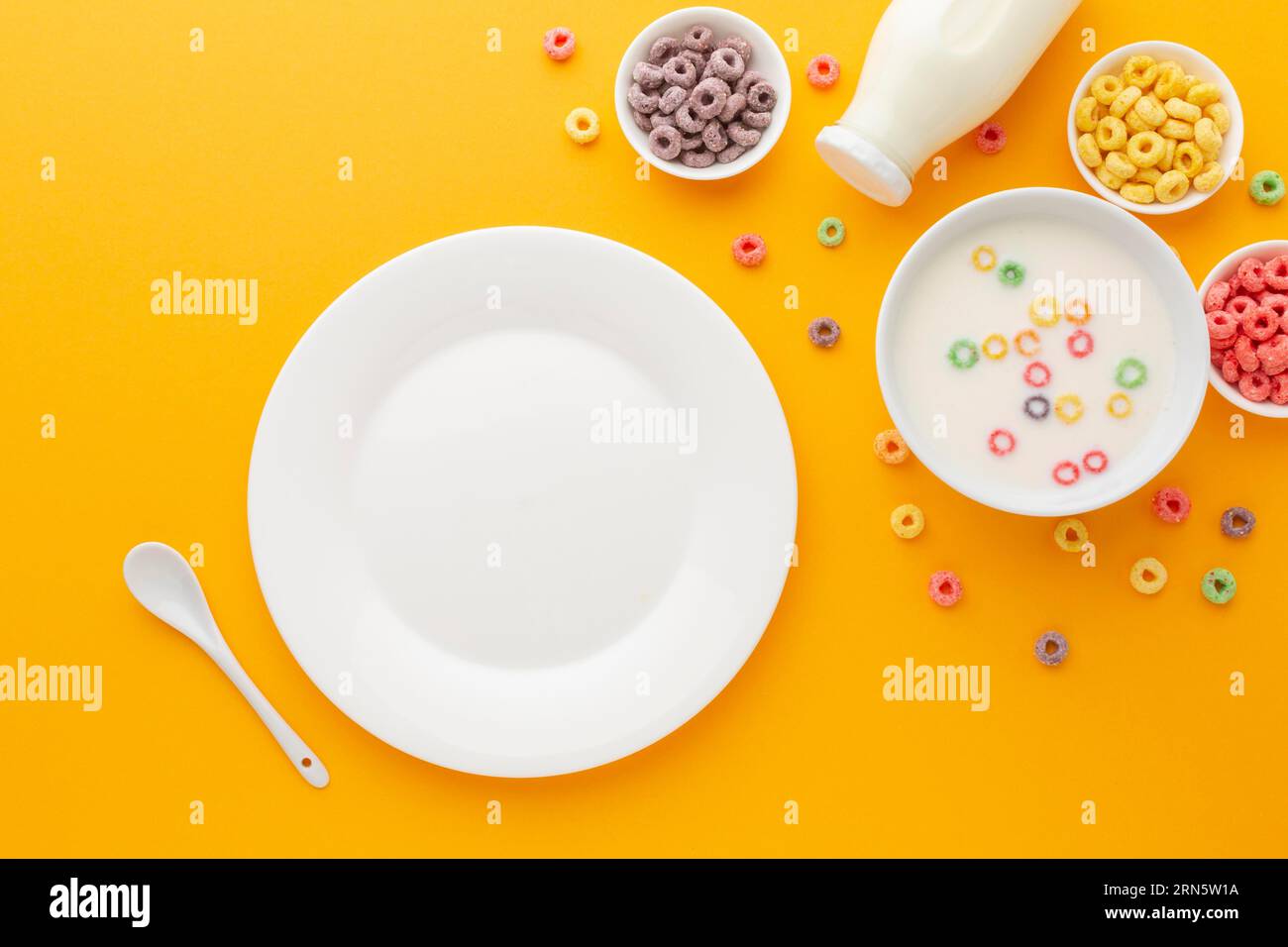 Top view tasty breakfast hi-res stock photography and images - Alamy
