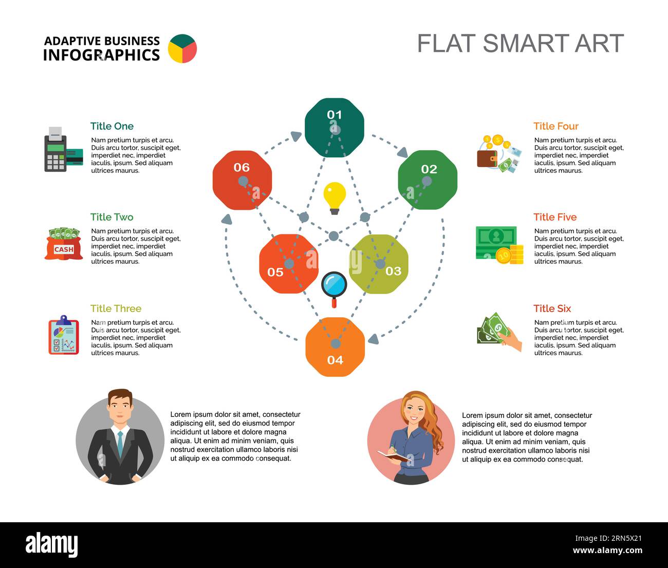 Six Options Strategy Slide Template Stock Vector Image & Art - Alamy
