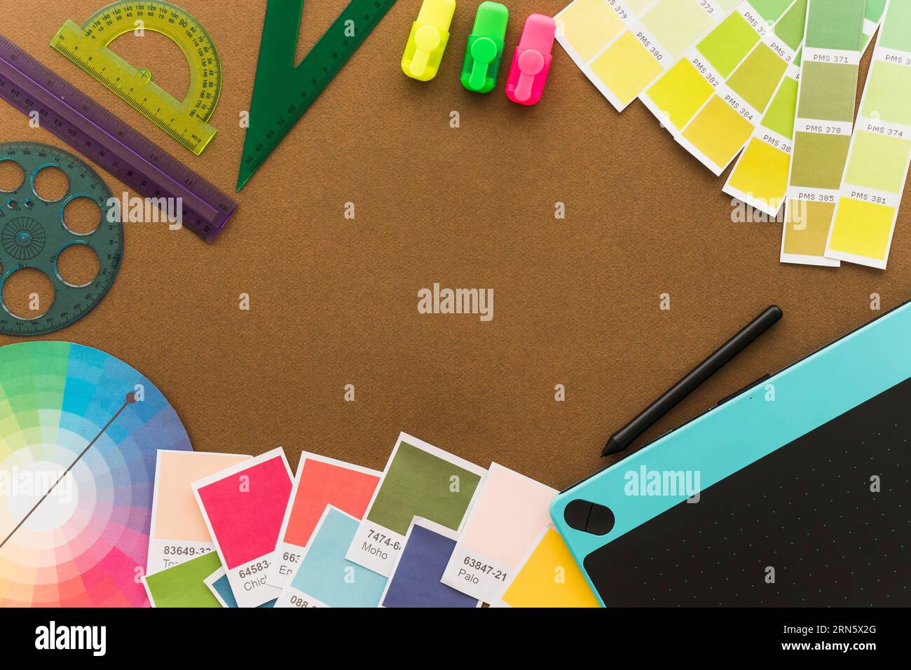 Creativity concept with graphic design objects Stock Photo - Alamy