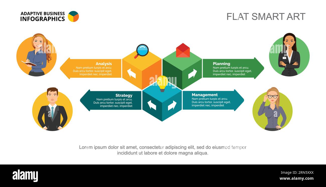 Business Approach Concept Slide Template Stock Vector Image & Art - Alamy