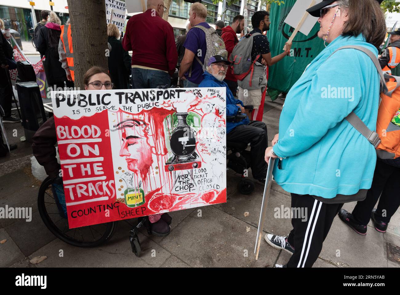 Disability rights protest 2023 hi-res stock photography and images - Alamy