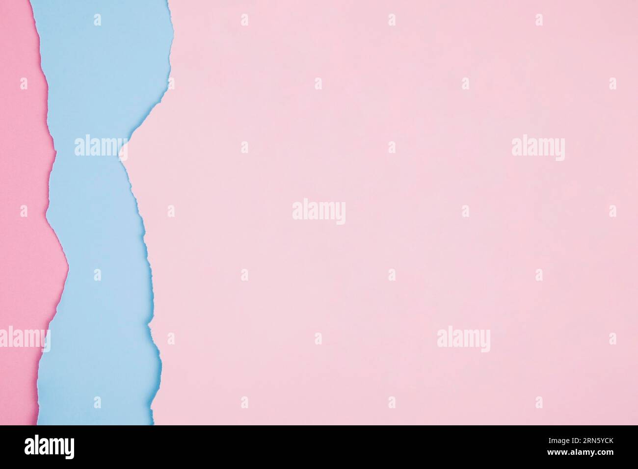 Pink soft paper with ragged edges Stock Photo - Alamy