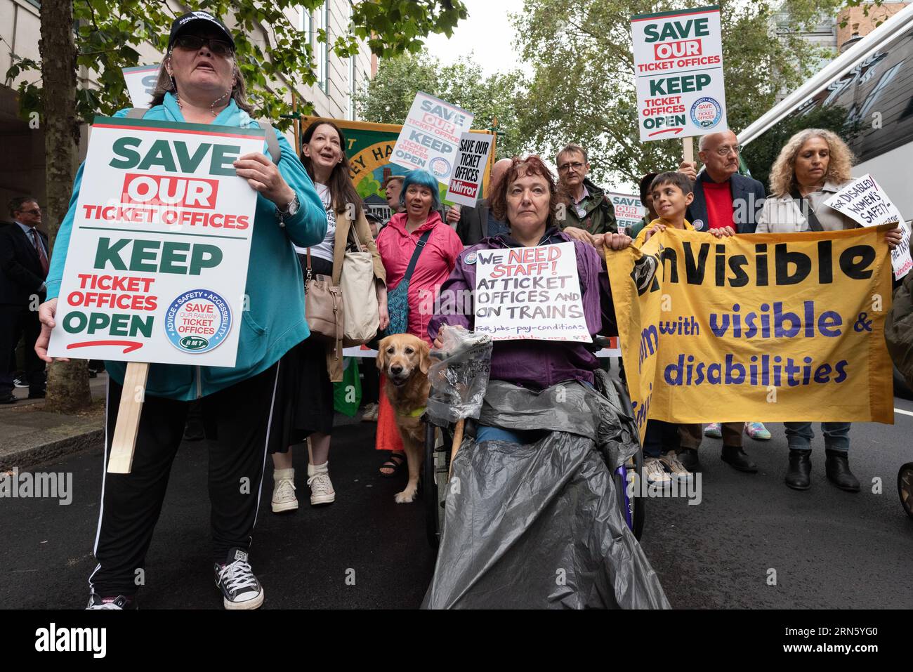 Disability rights protest 2023 hi-res stock photography and images - Alamy