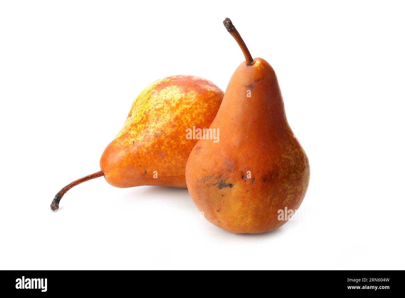 The red pears isolated on white background Stock Photo - Alamy