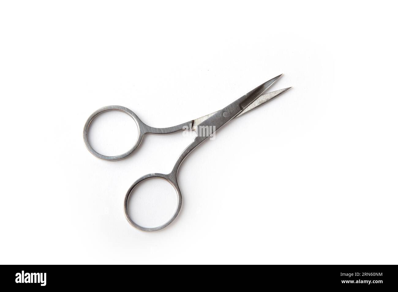 Office tools. Scissors isolated on white Stock Photo - Alamy