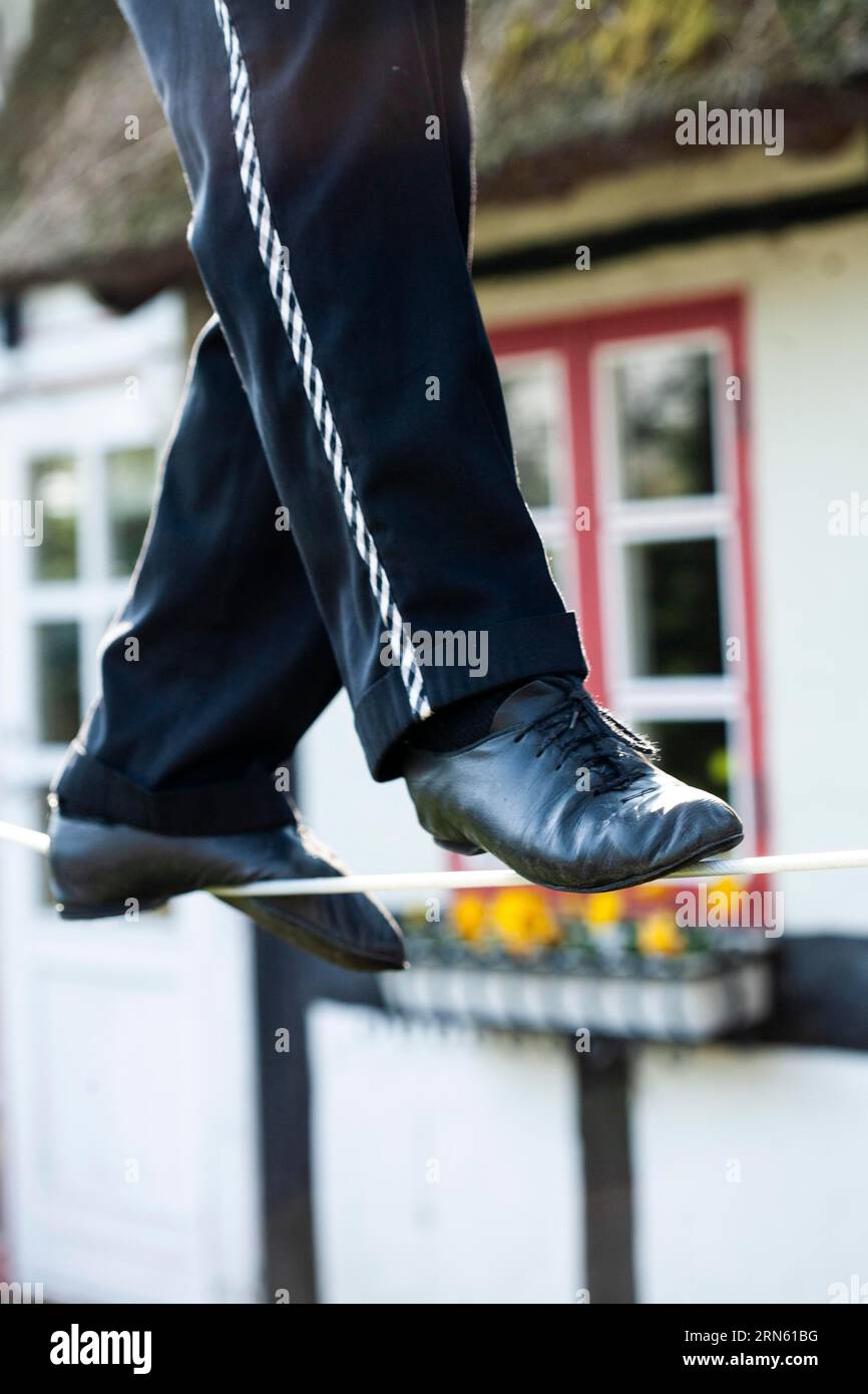 High wire circus hi-res stock photography and images - Alamy