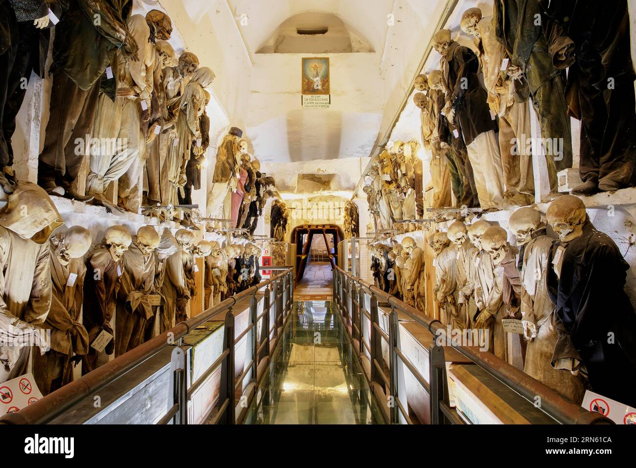 Aisle, Coffins, Coffin Angle, Catacombe dei Cappuccini, Capuchin ...
