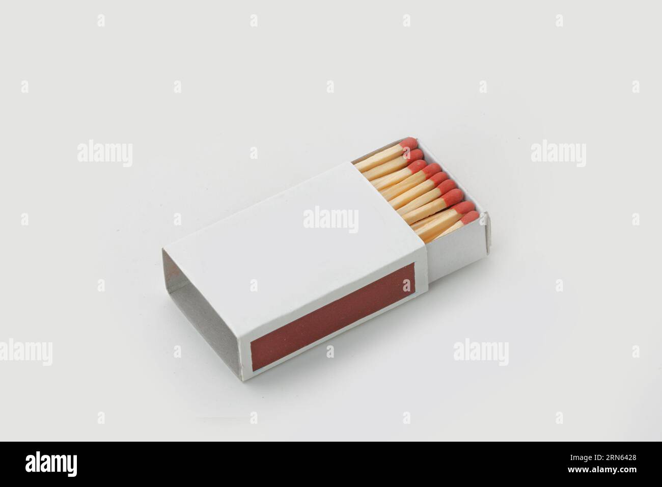 The match box and matches isolated on white background Stock Photo - Alamy
