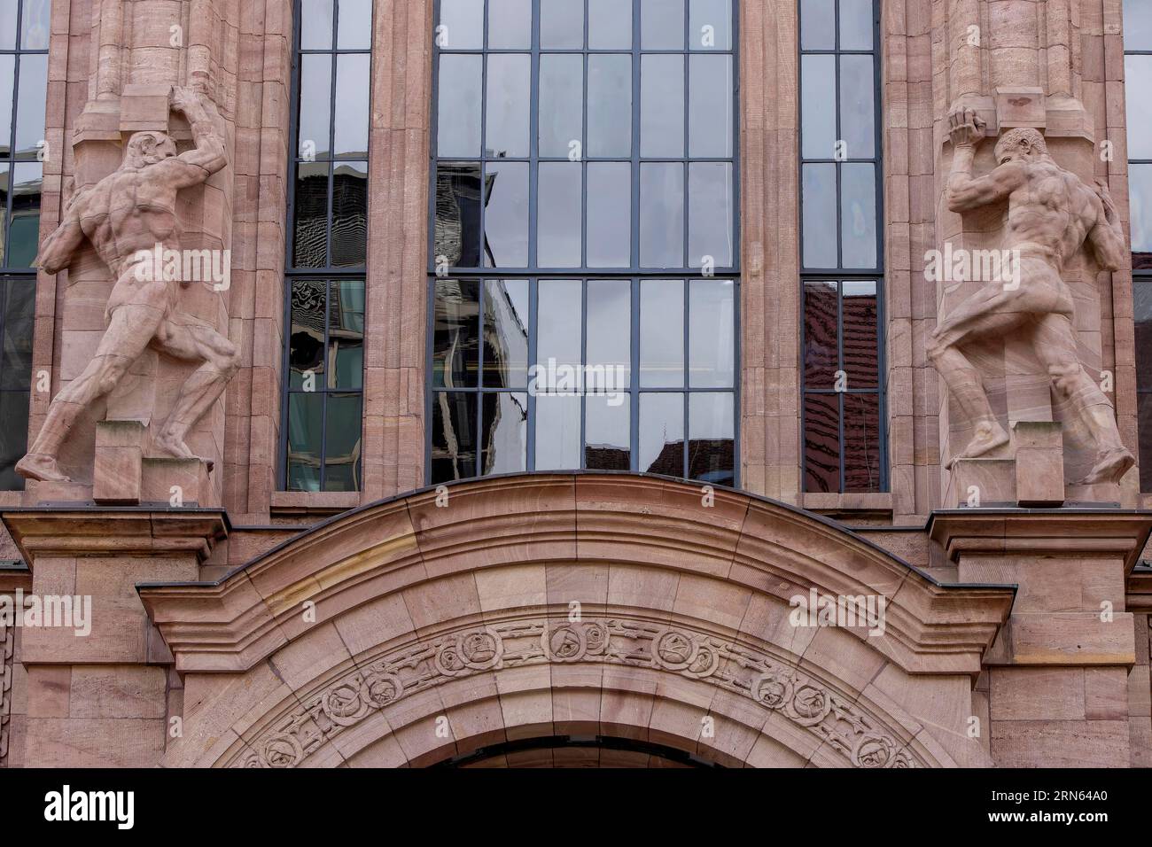 Detail of the representative building Stahlhof, 1908, today ...