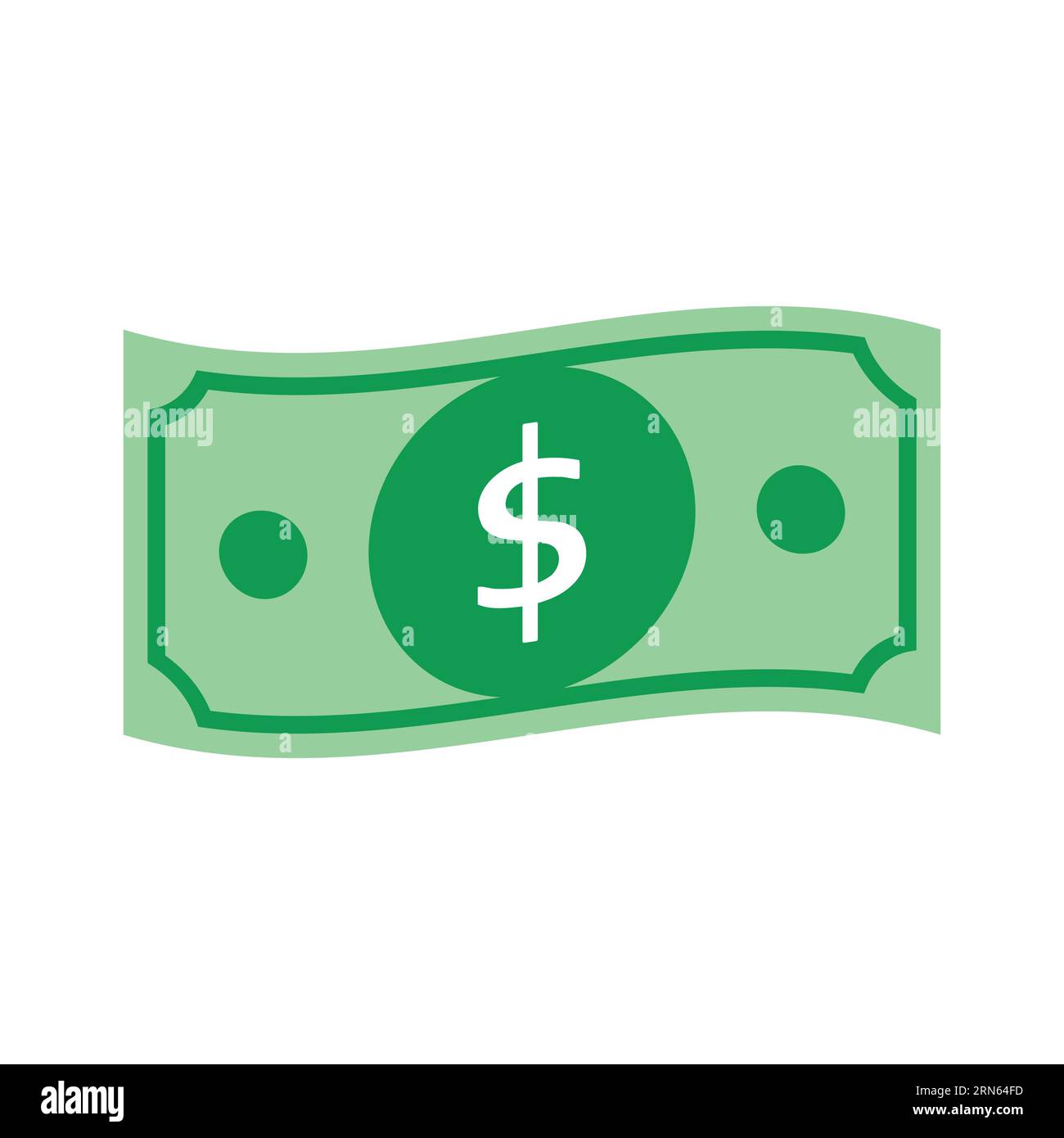 Vector flat dollar isolated on white background Stock Vector Image ...