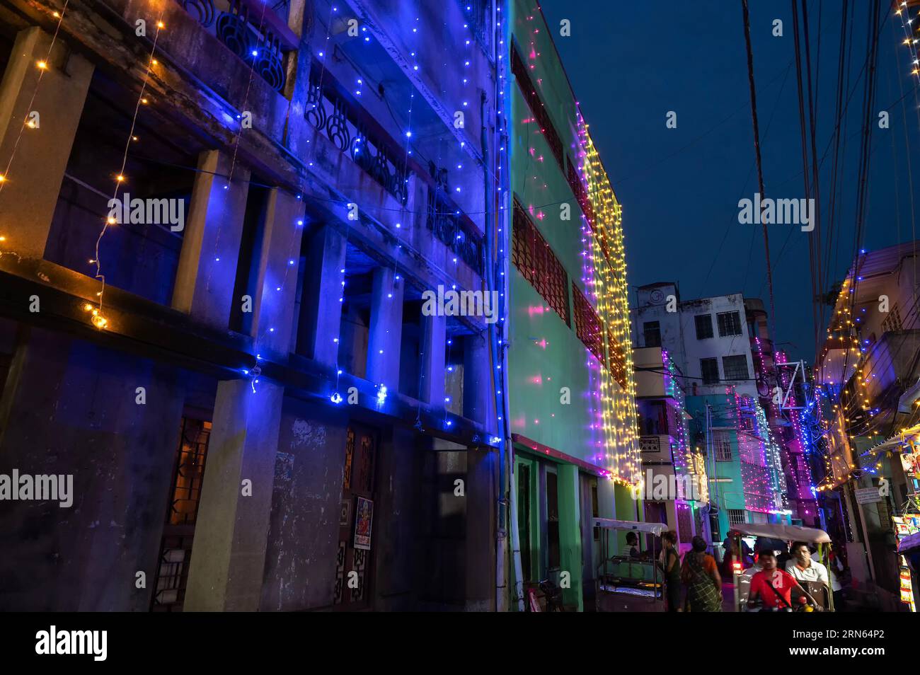 Howrah, West Bengal, India- 3rd October, 2022 : Decorated and ...