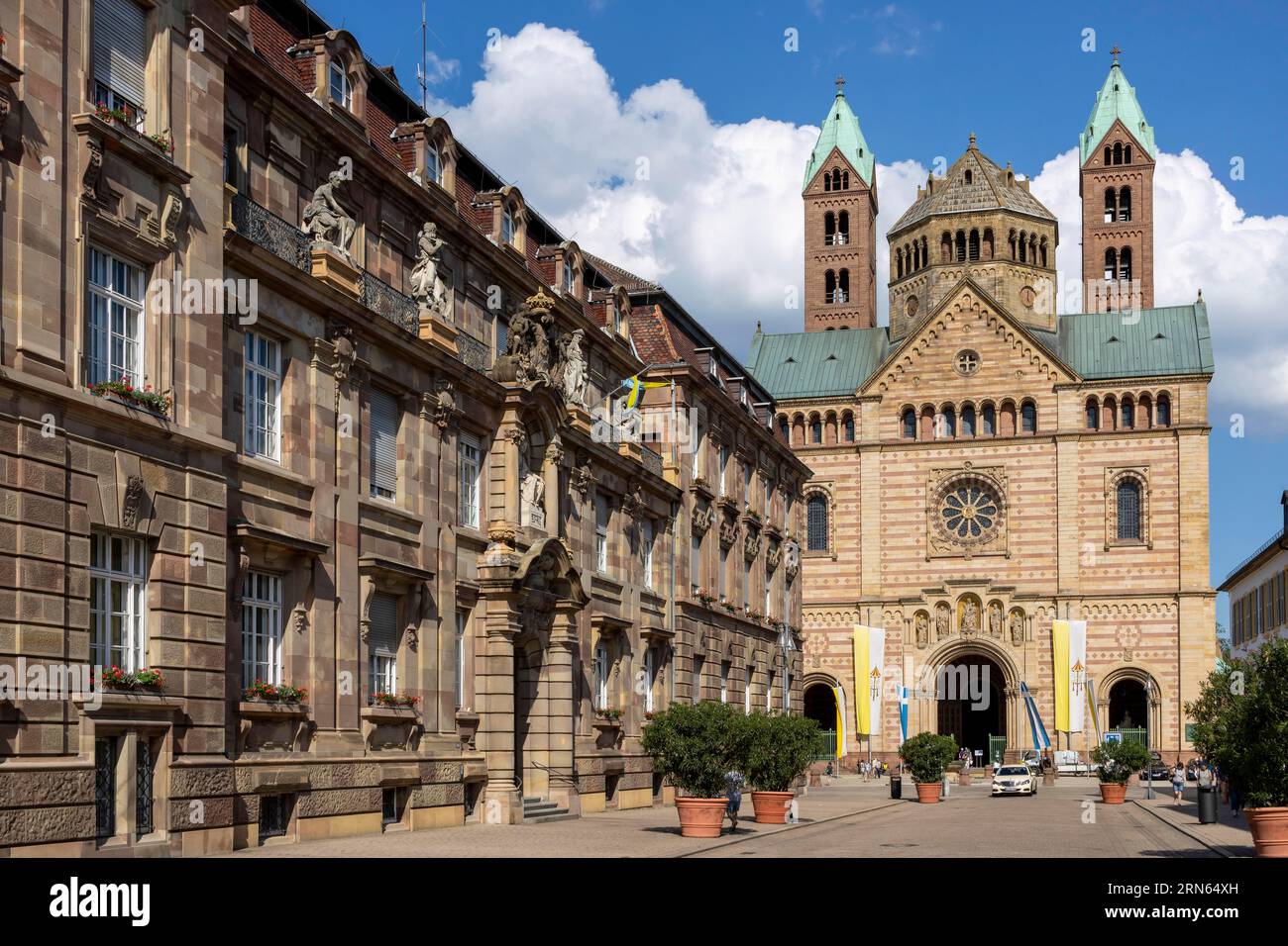 The Kaiserdom zu Speyer also called Speyerer Dom or Domkirche St. Maria ...