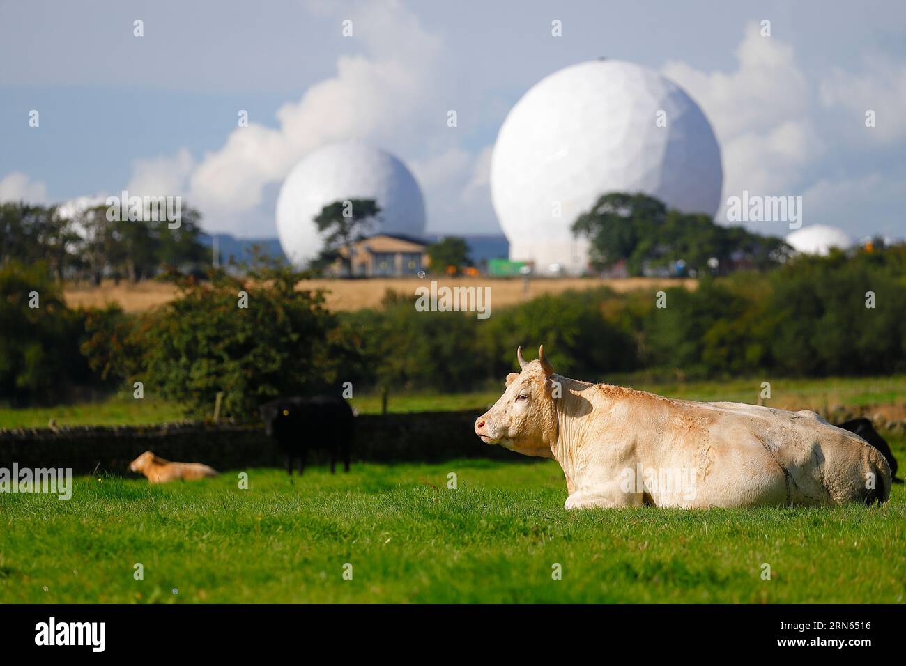RAF Menwith Hill Listening Station near Harrogate, North Yorkshire ...
