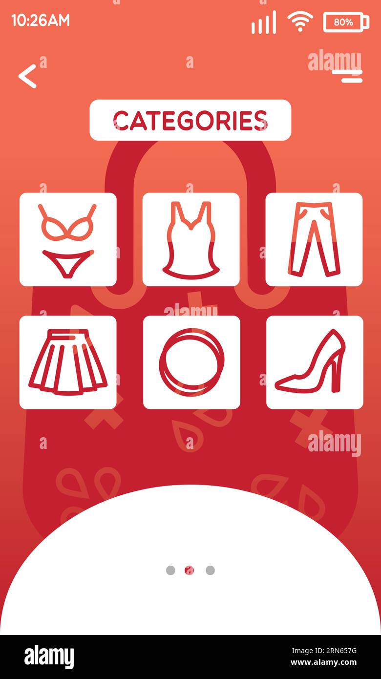 Shopping app background Concept mobile app Vector Stock Vector Image ...