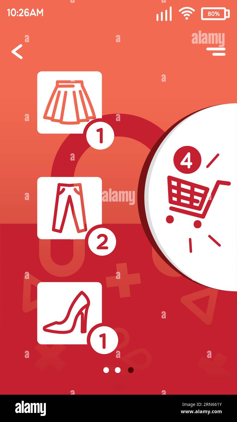 Shopping app background Concept mobile app Vector Stock Vector Image ...