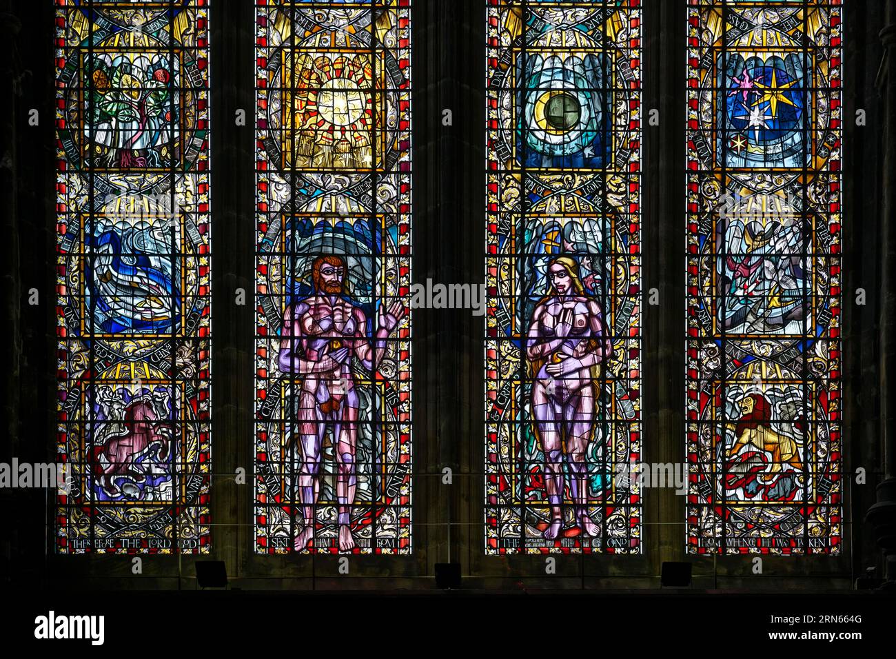 Glasgow cathedral stained glass window hi-res stock photography and ...