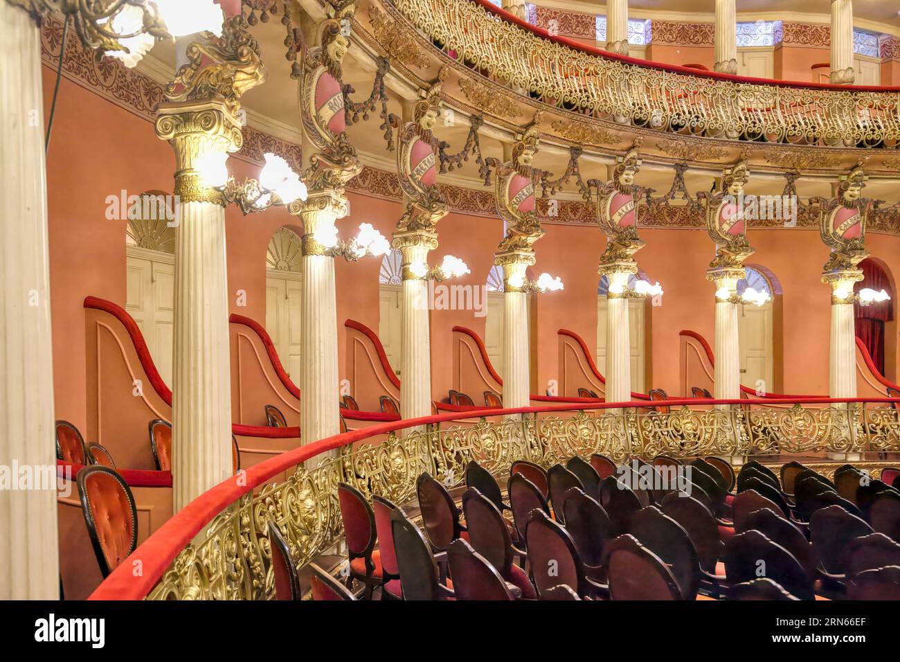 Belle Epoque Amazon Theatre, Concert Hall, Opera boxes, Manaus ...