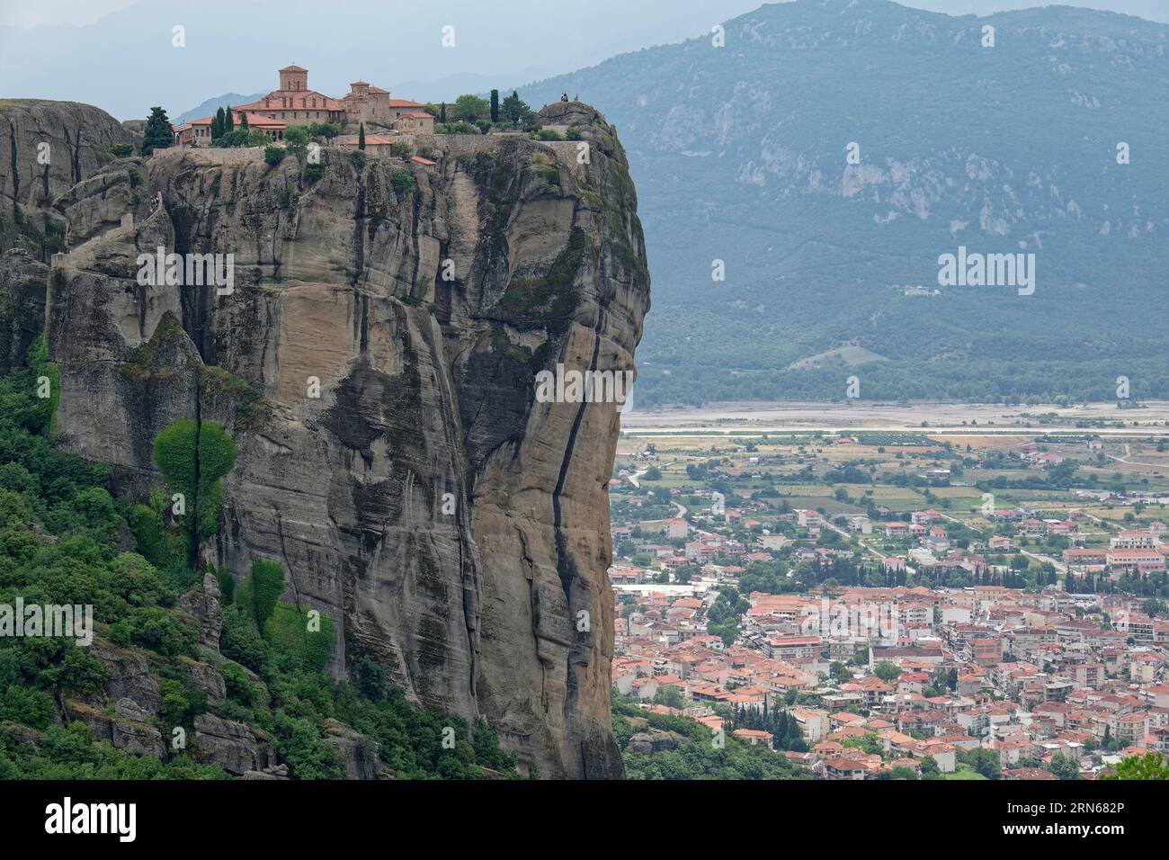 The Meteora Monastery Agia Triada Holy Trinity. The Greek Orthodox ...
