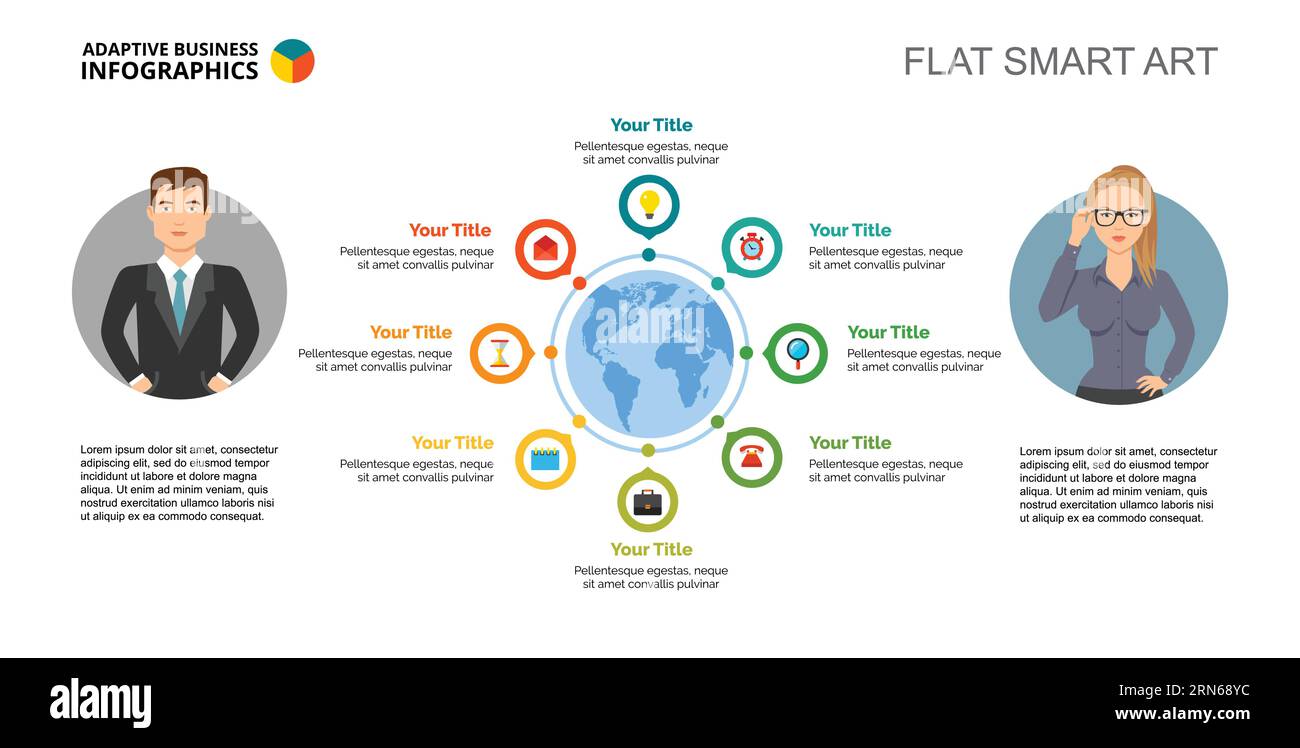 Eight Management Options Slide Template Stock Vector Image & Art - Alamy