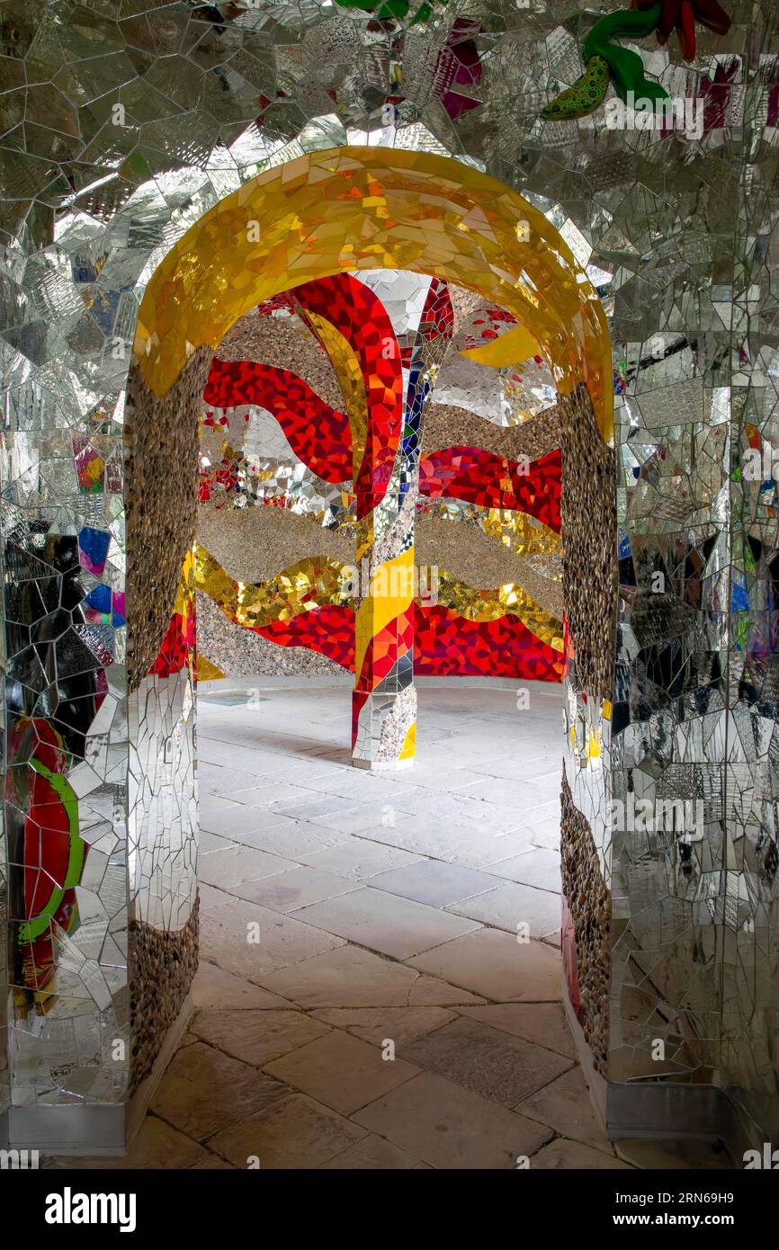 Historic Grotto designed by Niki de Saint Phalle in the Herrenhaeuser ...