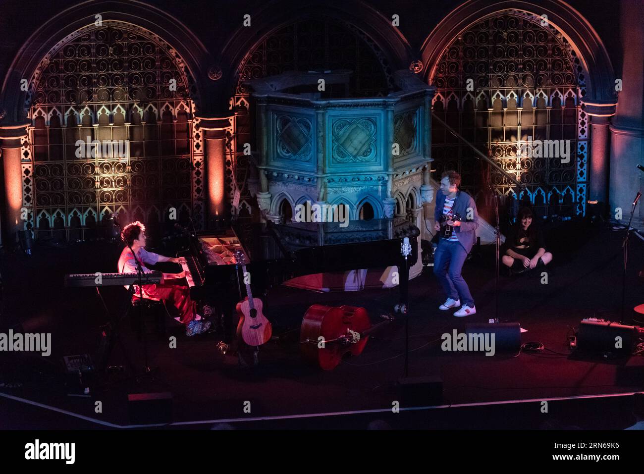 London, 31 August 2023, Jacob Collier with Madison Cunningham and Chris ...