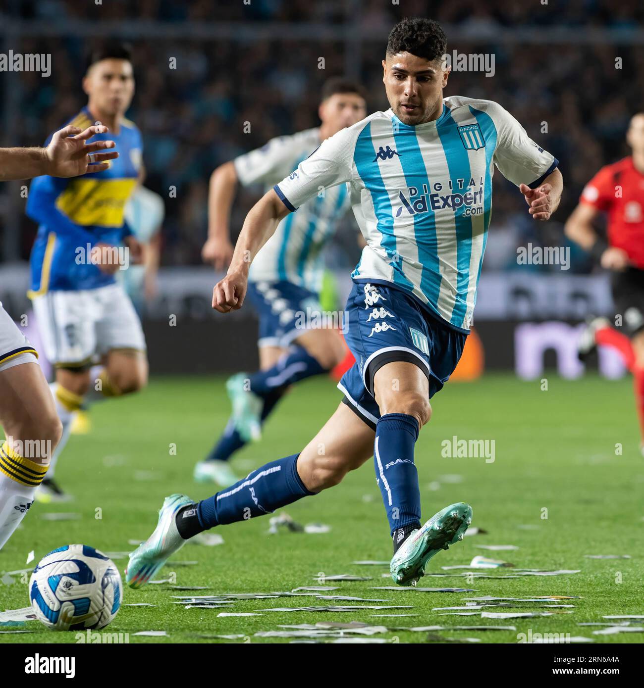 Avellaneda, Argentina. 30th Aug, 2023. Maxi Romero of Racing Club seen ...