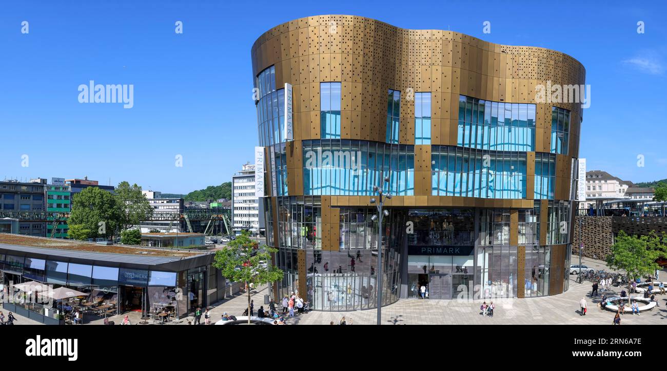 Panoramic photo of Primark building, modern house facade, modern ...