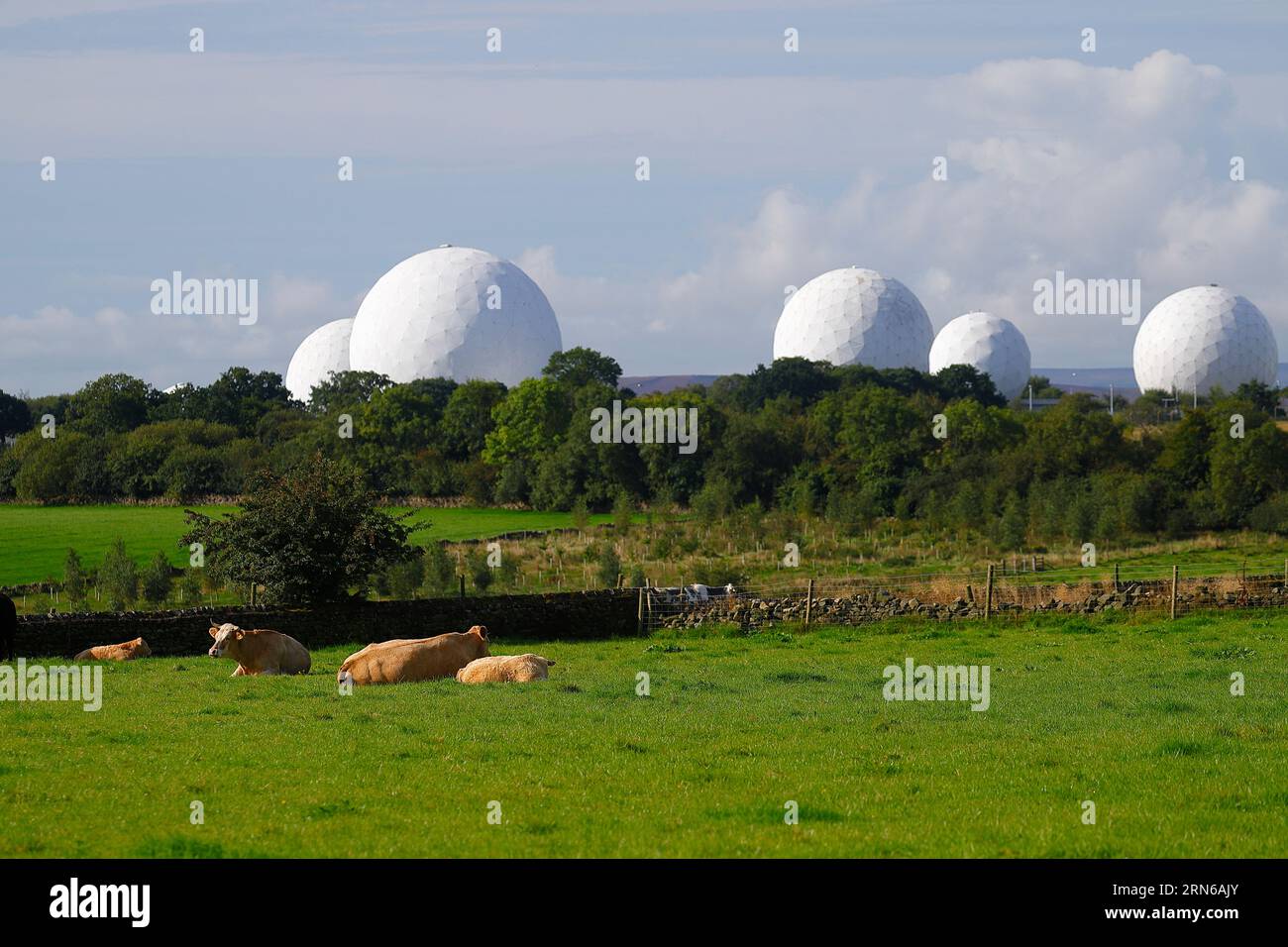 RAF Menwith Hill Listening Station near Harrogate, North Yorkshire ...