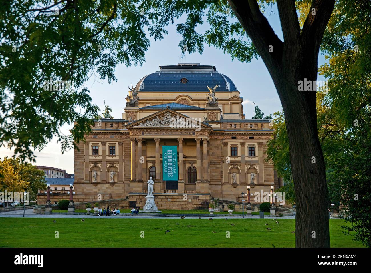 Hessian State Theatre, Wiesbaden, Hesse, Germany Stock Photo - Alamy