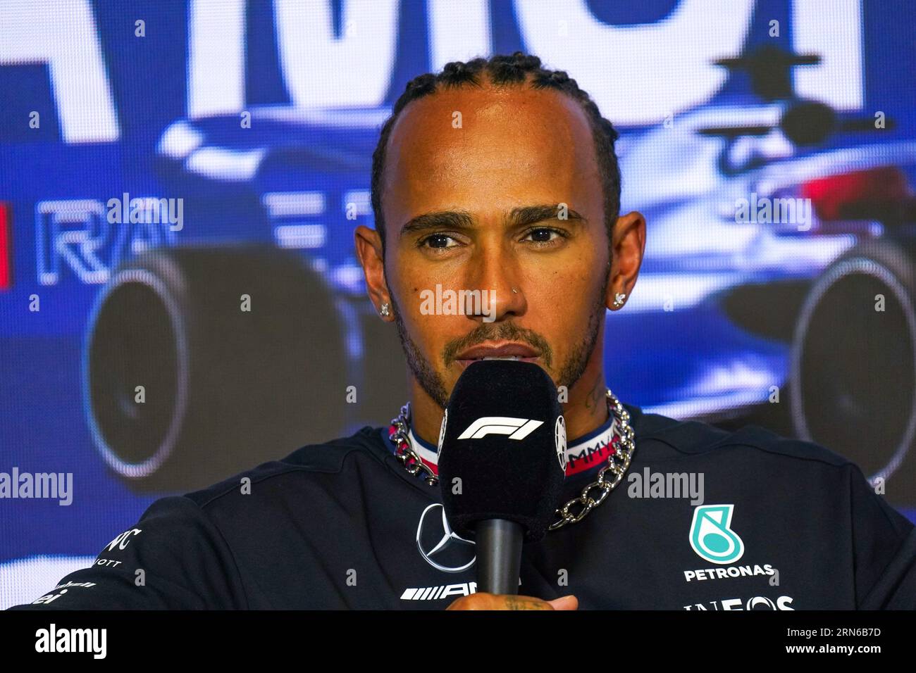 Lewis hamilton 2023 italian gp hi-res stock photography and images - Alamy