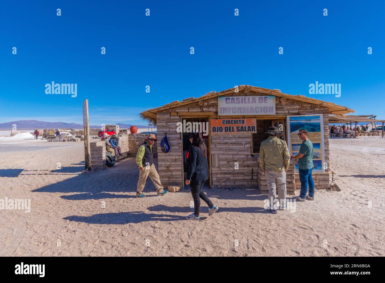 800 sq km salt desert Salinas Grandes, salt pan, tourist information ...