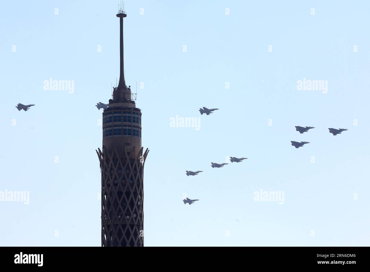 (150721) -- CAIRO, July 21, 2015 -- Three Rafale fighter jets from ...