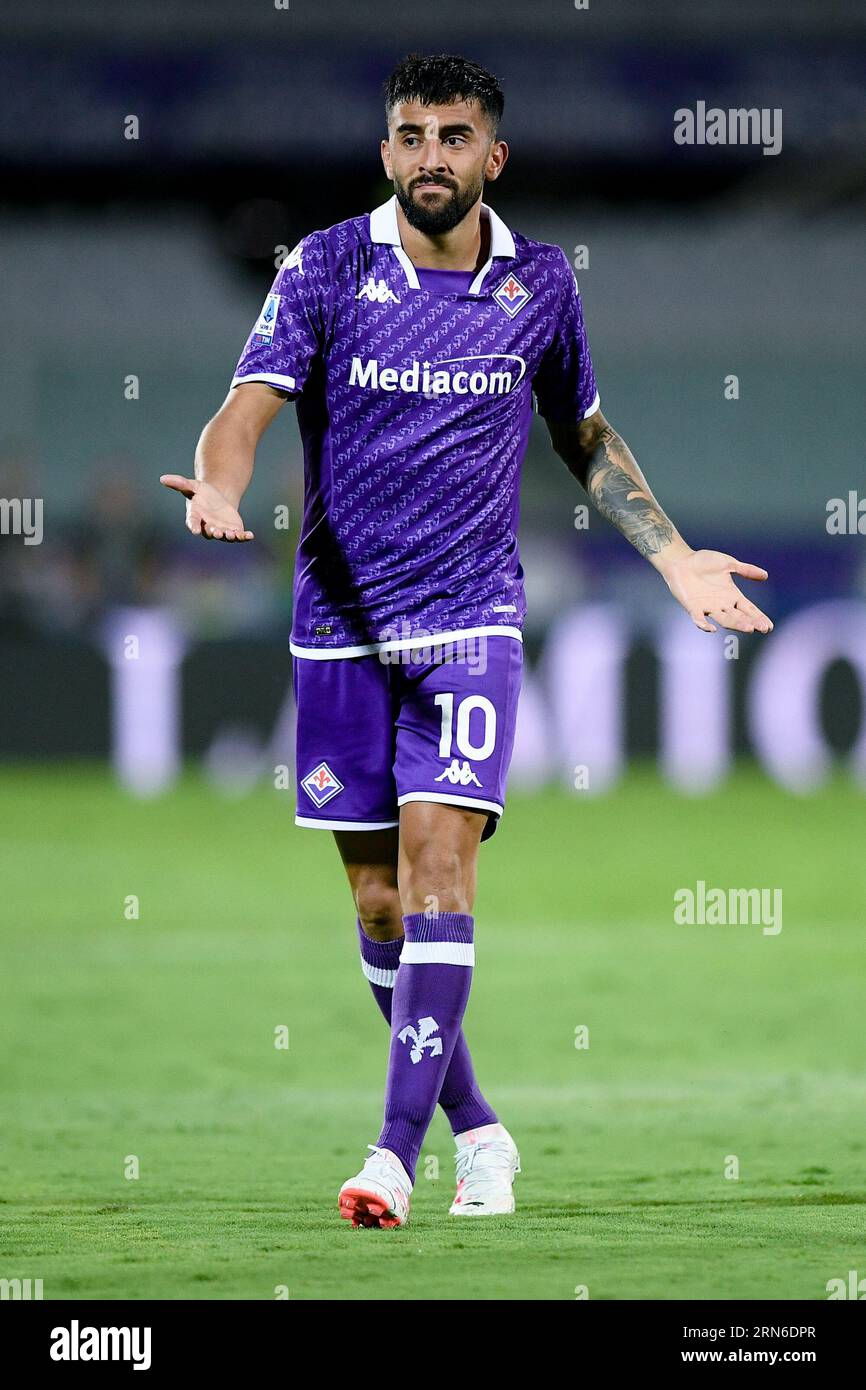Florence, Italy. 31st Aug, 2023. Nicolas Gonzalez of ACF Fiorentina ...