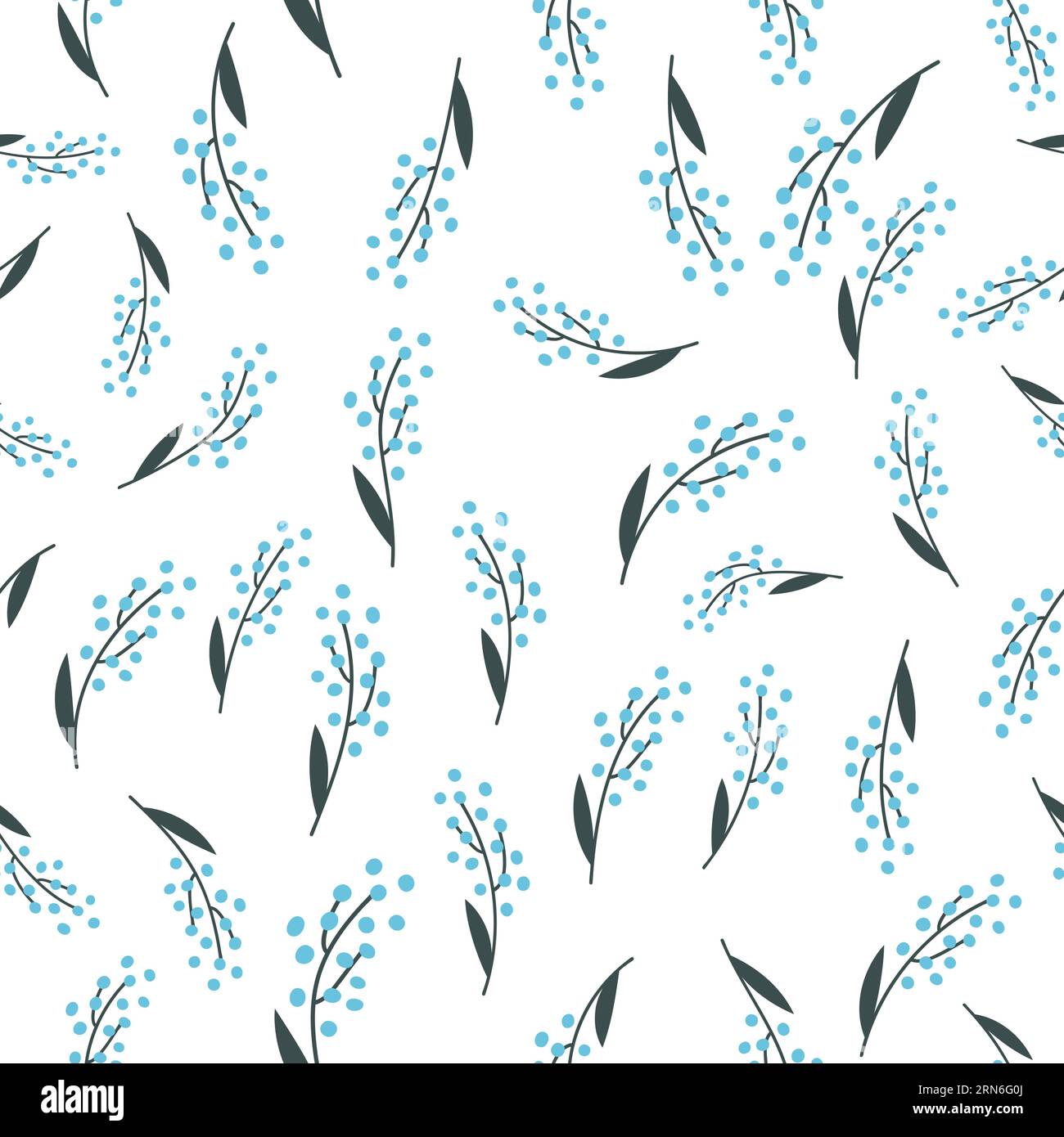 Bluebell forest landscape Stock Vector Images - Alamy