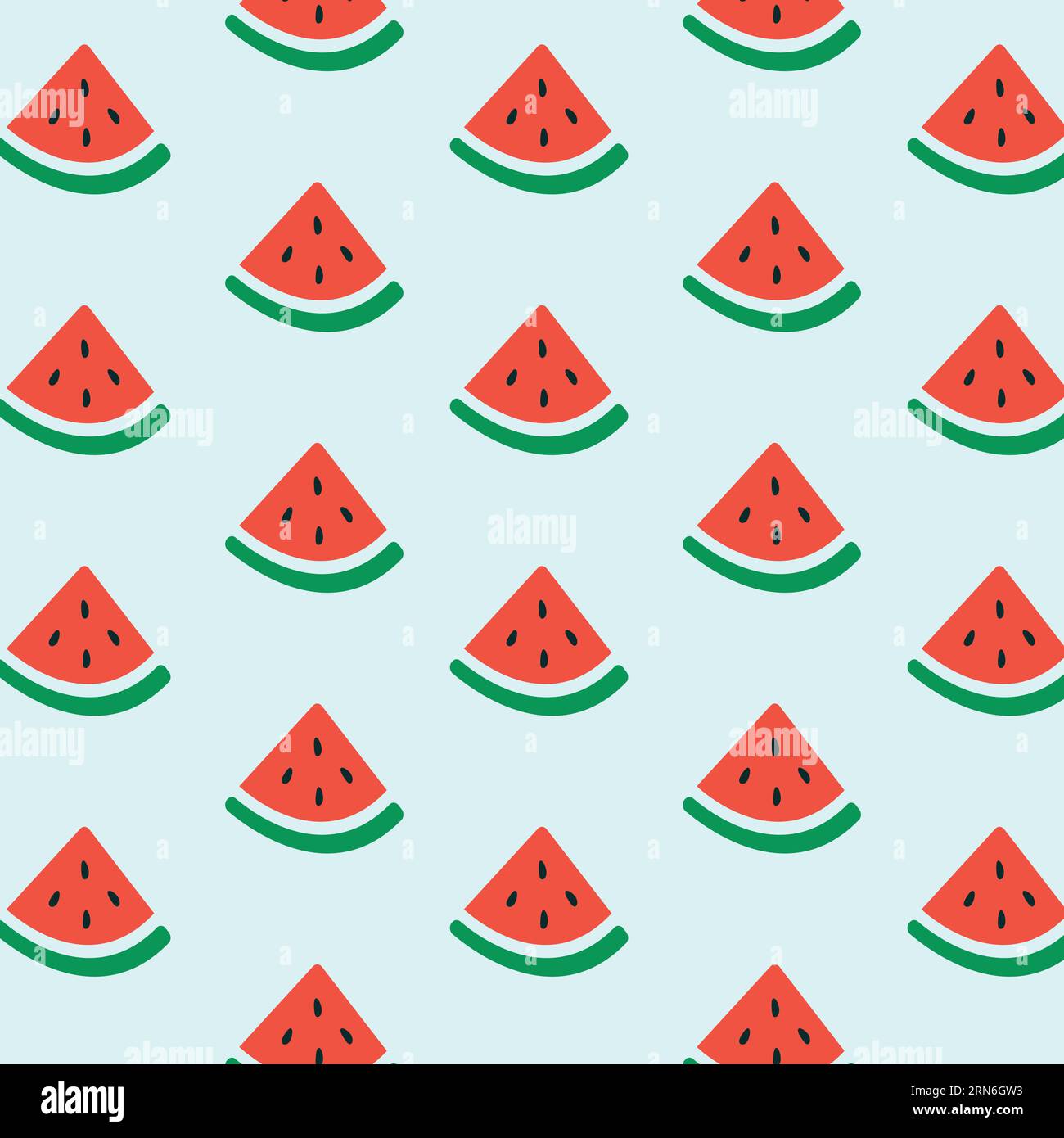 Watermelon Slice Pattern. Watermelon Vector Illustration. Fresh Summer ...