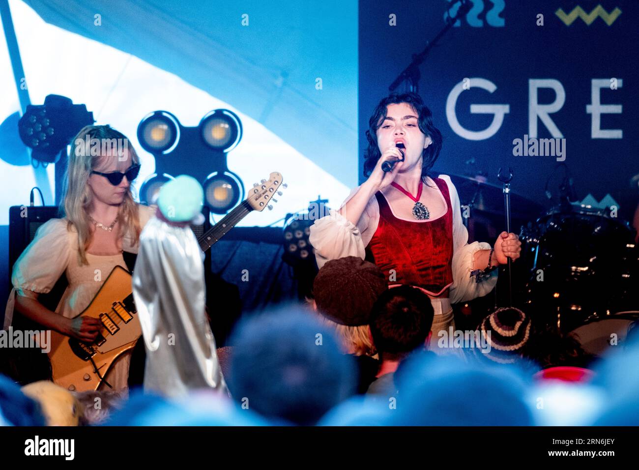 Singer Abigail Morris of The Last Dinner Party on the Rising Stage at ...