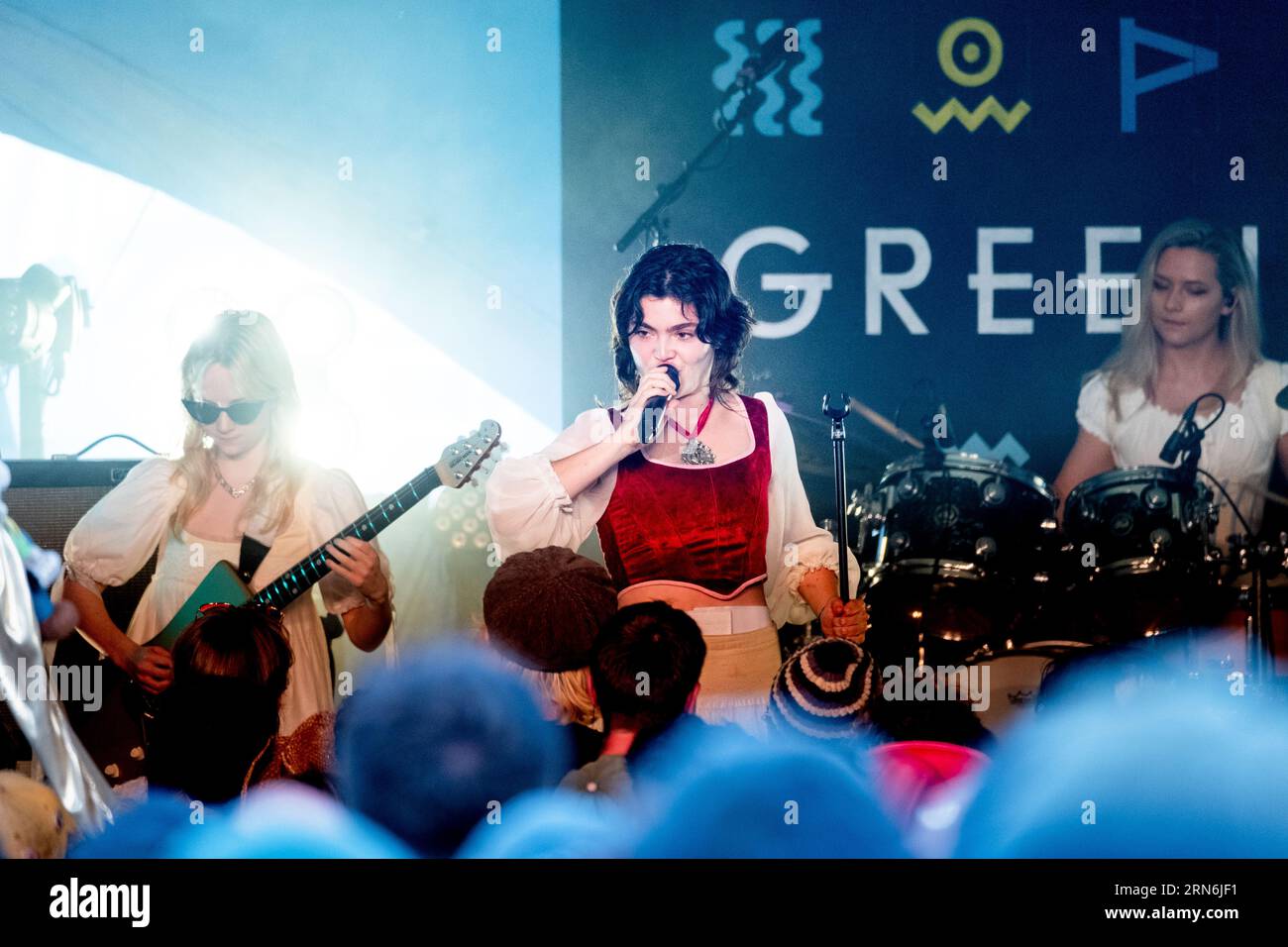 Singer Abigail Morris of The Last Dinner Party on the Rising Stage at ...