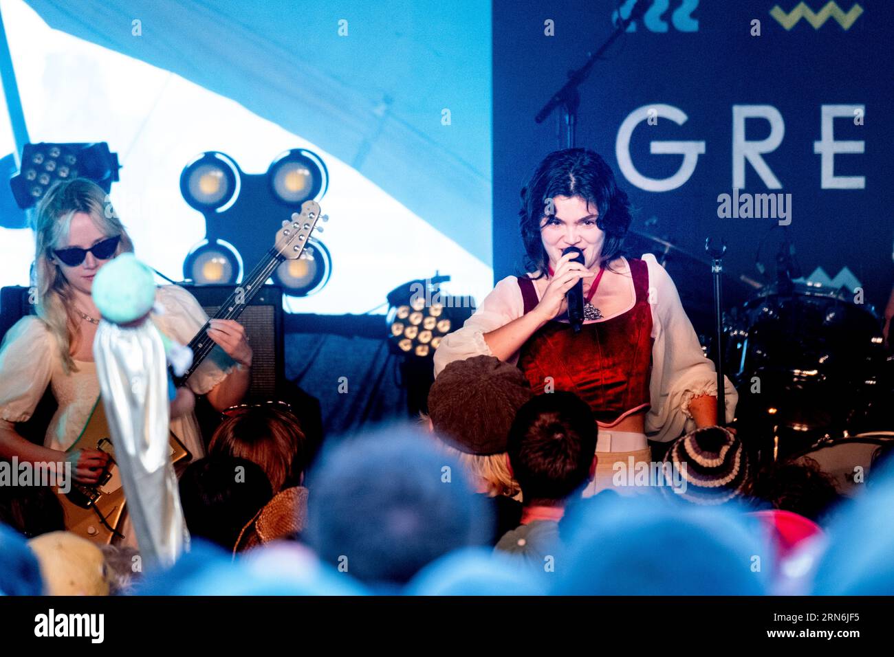 Singer Abigail Morris of The Last Dinner Party on the Rising Stage at ...
