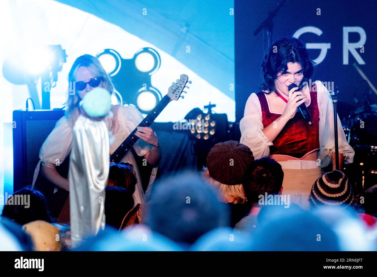 Singer Abigail Morris of The Last Dinner Party on the Rising Stage at ...