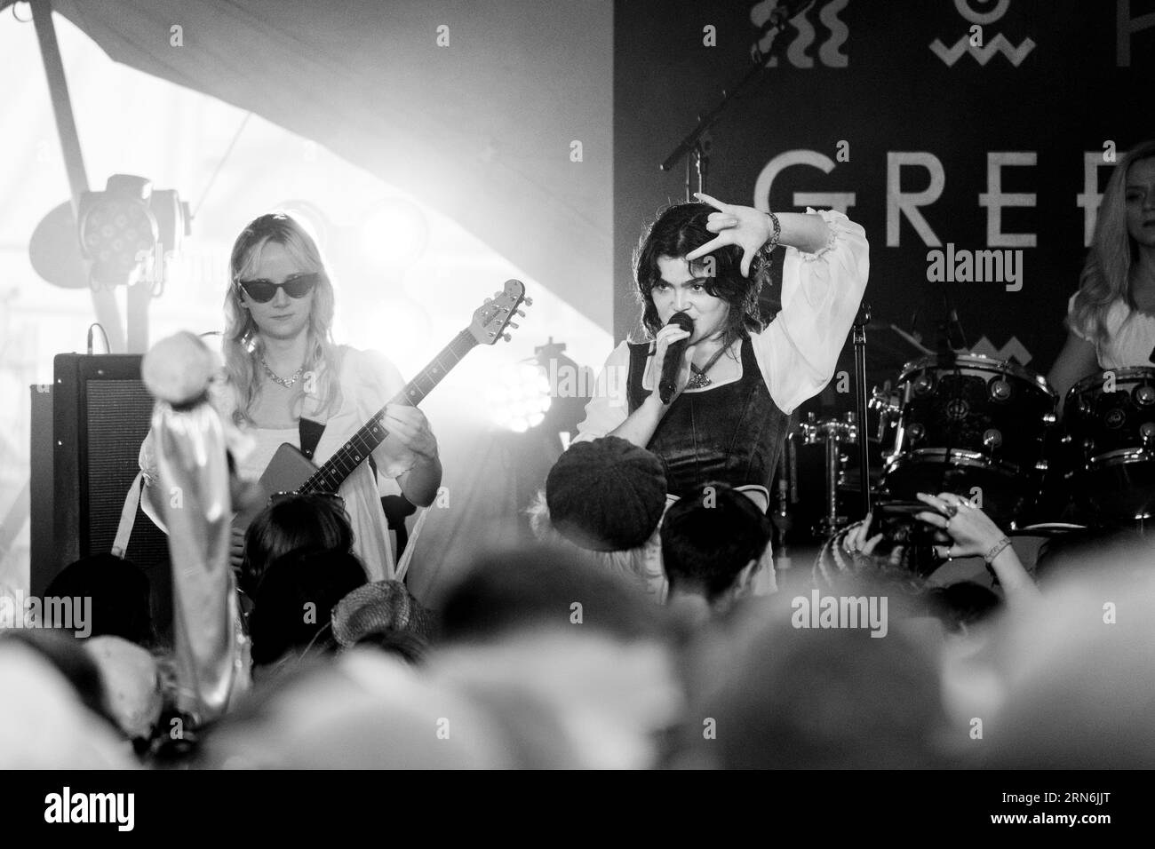 Singer Abigail Morris of The Last Dinner Party on the Rising Stage at ...