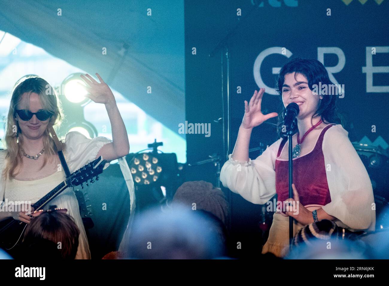 Singer Abigail Morris of The Last Dinner Party on the Rising Stage at ...