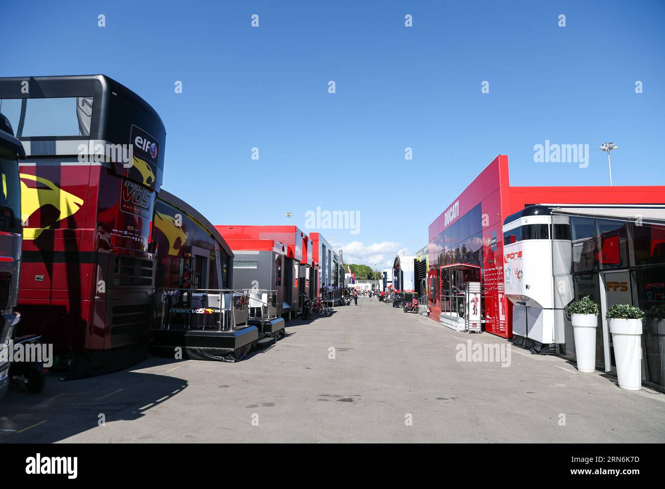 Motogp paddock hi-res stock photography and images - Alamy